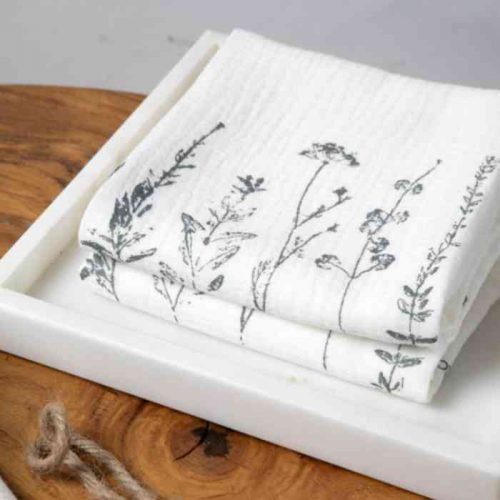 toalla de baño de algodón always flowers - del Bazar - Bazar Online & Deco