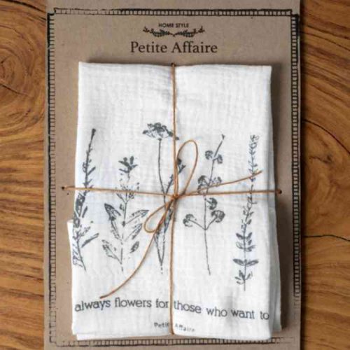 toalla de baño de algodón always flowers - del Bazar - Bazar Online & Deco