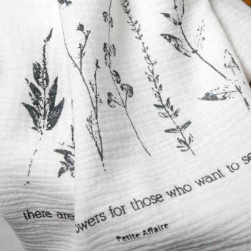 toalla de baño de algodón always flowers - del Bazar - Bazar Online & Deco